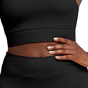 Hanes Originals, Cotton Stretch Bike, High Rise Shorts for Women, Black