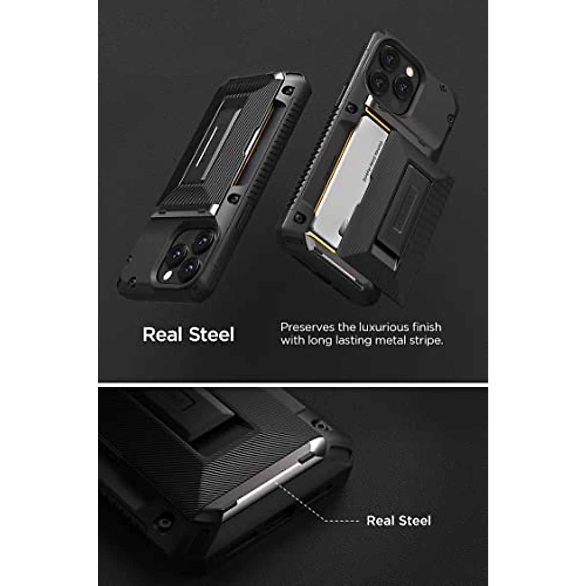 VRS DESIGN Damda Glide Hybrid Phone Case for iPhone 14 Pro Max, Functional Sturdy Case Compatible for iPhone 14 Pro Max Case (2022)