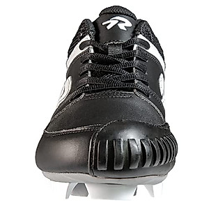 Ringor - Women's Flite Molded Pitching Softball Cleats (10.0 - Black/White)