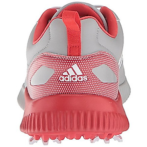 adidas Women's Response Bounce Golf Shoe, grey two ftwr white/real coral s, 8.5 Medium US