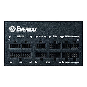 Enermax Platimax D.F. 80 PLUS Platinum Certified Full Modular 1050W Power Supply with Amazing DFR Technolohy and D.F. switch, Individual Sleeved Cable, 10 years Warranty , EPF1050EWT