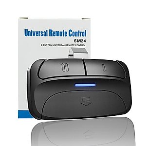 Universal Garage Door Opener Remote Compatible with LiftMaster Chamberlain Genie Craftsman Linear Wayne Dalton Overhead Door and More has Learn Button or Dip Switch