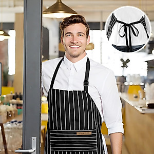 PAGWS 2 Pack Apron, Aprons for women with pockets, Cooking aprons for women, Kitchen aprons, Aprons for cooking