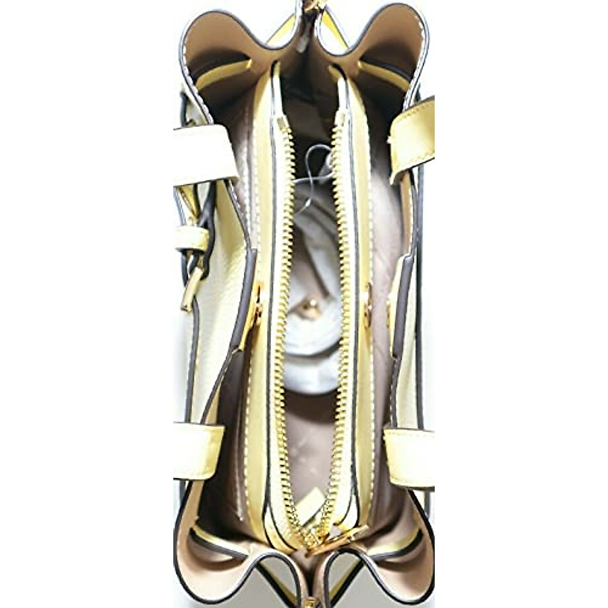 Michael Kors Emilia Small Satchel Crossbody Buttercup Yellow Pebbled Leather