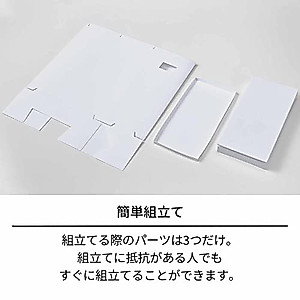 Tenma Co., Ltd. Under Sink Trash Can, Simple Dust Box, Wide Open, 5.3 gal (20 L), Gray