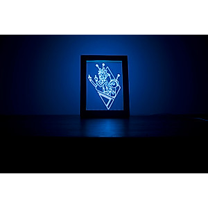 Rick & Morty LED Aliens Acrylic 3D Nightlight Picture Frame with Remote Control, Adjustable Brightness, WeShip Things Design #10