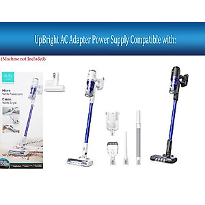 UpBright 30V AC Adapter Compatible with eufy by Anker HomeVac S11 Go Infinity Reach T2501 T2501011 AK-T2501111 T2501012 T2501112 T2501Z13 T2501Z23 25.2V Li-ion Battery Vacuum YLS0241A-T300080 Charger