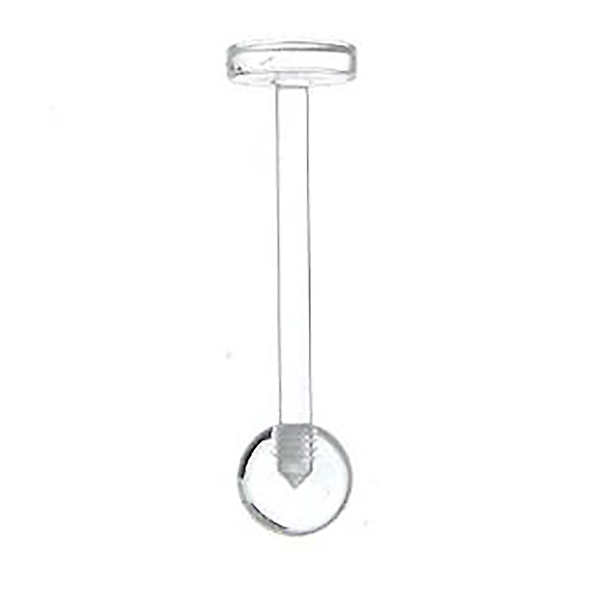 BodyJewelryOnline Clear Ball Tongue Ring