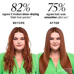 Tangle Teezer Large Ultimate Blow Dry Brush, Vented Hair Brush for a Quick & Easy Blowout, Adds Volume & Lift, for Thick & Curly Hair Types, Tickled Pink