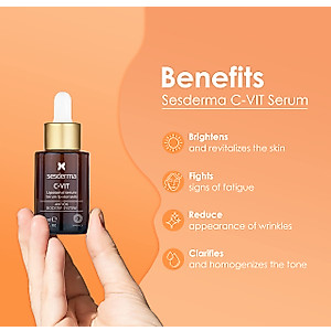 Sesderma | C-Vit Liposomal Serum | Hydrated and Radiant Skin | Antioxidant Serum | First Signs of Ageing | Pigmentation | Vitamin C Serum for Face | Professional Skincare | 30 ml