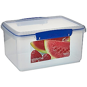 Sistema 1830 Klip It Collection Rectangle Food Storage Container, 101 Ounce