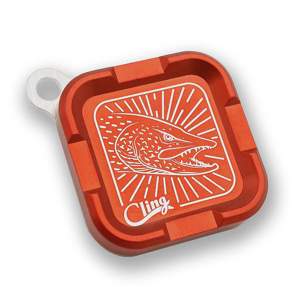 Mag Grab® Mini - Magnetic Fly Patch (Toothy Trouble, Orange)