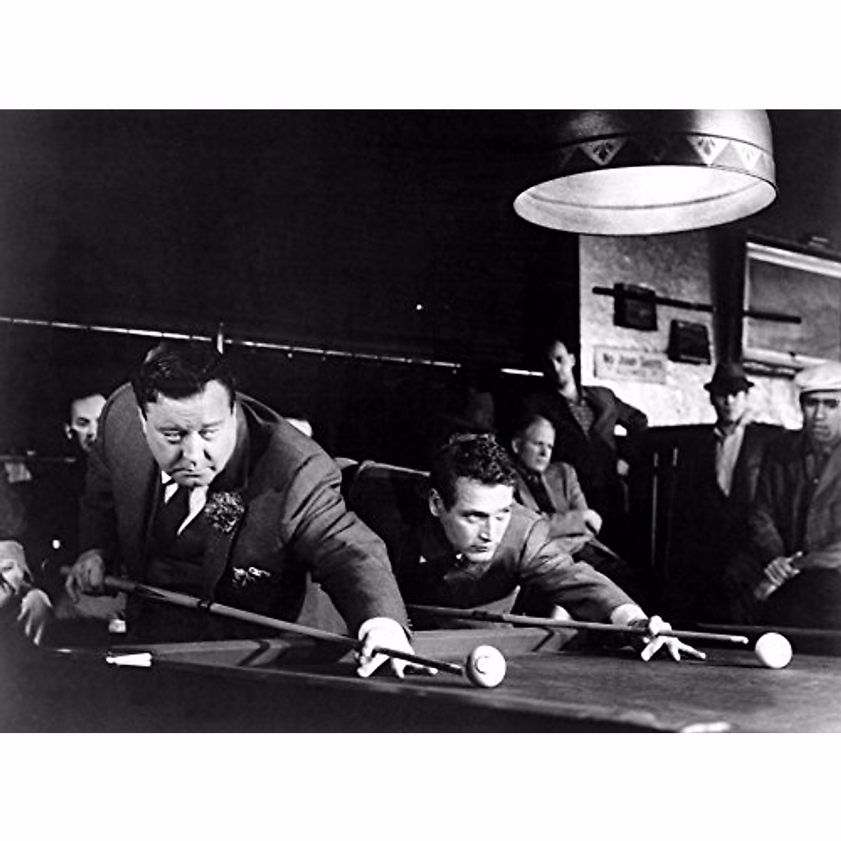 Posterazzi EVCMBDHUSTEC011HLARGE The Hustler Jackie Gleason Paul Newman 1961 Tm & Copyright (C) 20Th Century Fox Film All Rights Reserved. Photo Print, 28 x 22