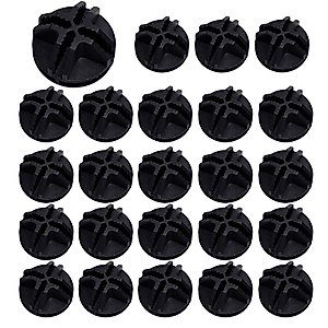 PETIT MANON Wire Cube Connectors - 24 PCS Wire Grid Cube Plastic Connectors for Wire Storage Cubes/Modular Closet/Wire Shelving