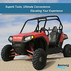 Primary Drive Clutch Puller compatible with Polaris All Models: RZR, Ranger, Sportsman, General, Scrambler, Worker, Xpedition, Trail Boss (Refer to Fitment) - ATV, UTV, Snowmobiles - Replaces 2870506