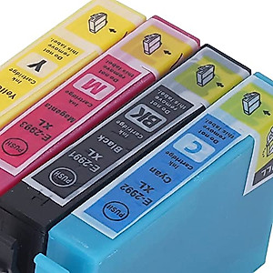 4Pcs Ink Cartridges, Inkjet Cartridge Printer Accessories, with 4 Color of Black Cyan Magenta Yellow, for XP 235 XP 245