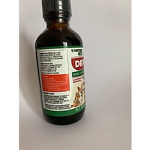 Tobydic Cats & Dogs Natural Broad Spectrum Treatment & Liquid Herbal Medicine - Medication Helps Remove Toxins - Supplement Drops Made in USA