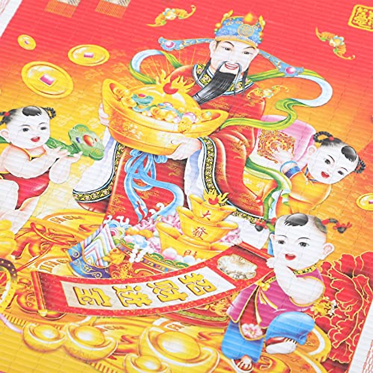 Cabilock calendar Imitation rattan fine chinese monthly calendar hanging calendar for wall Chinese style tearable office lunar calendar decorate China office decore wall calendar desktop