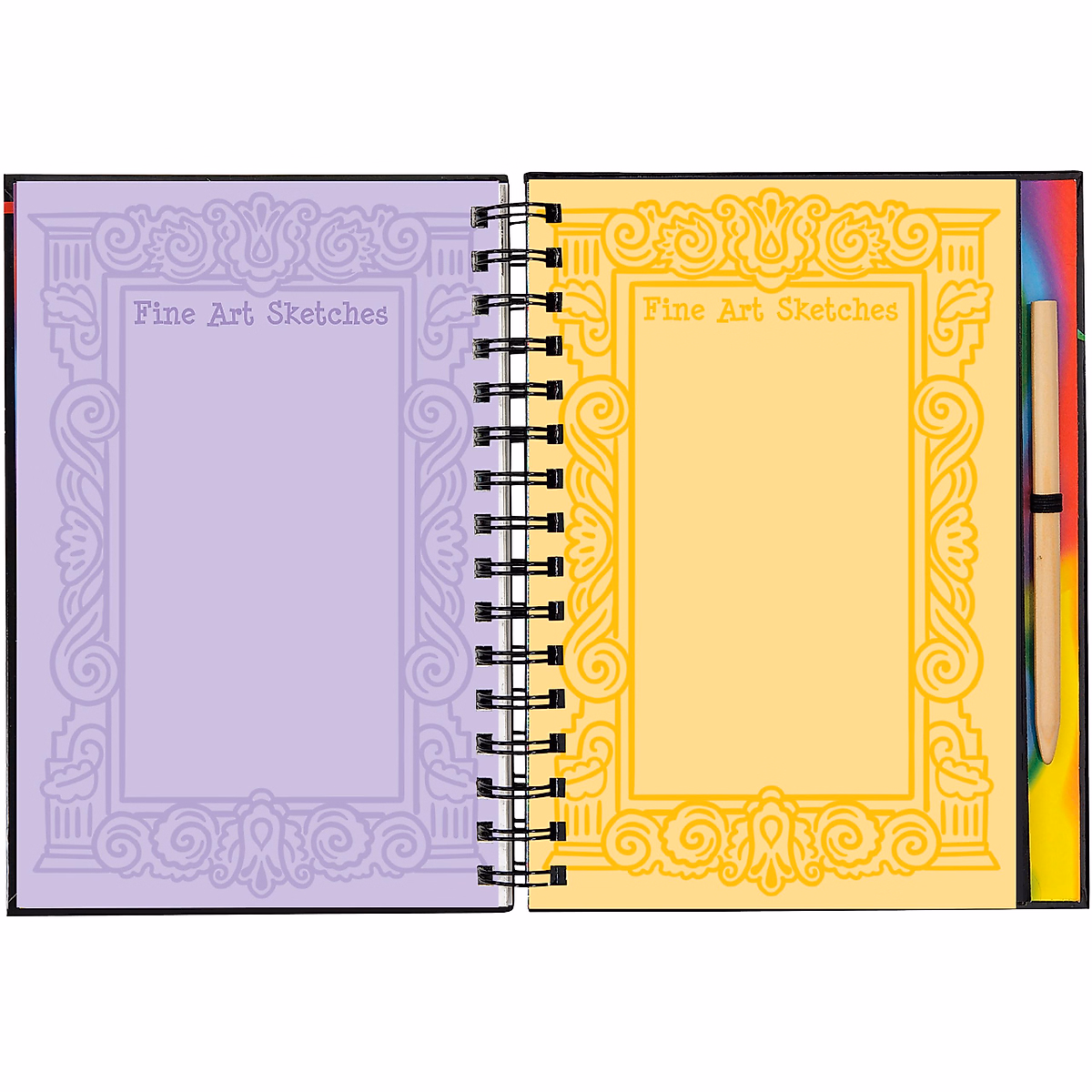 Scratch & Sketch Fine Art (Trace Along)