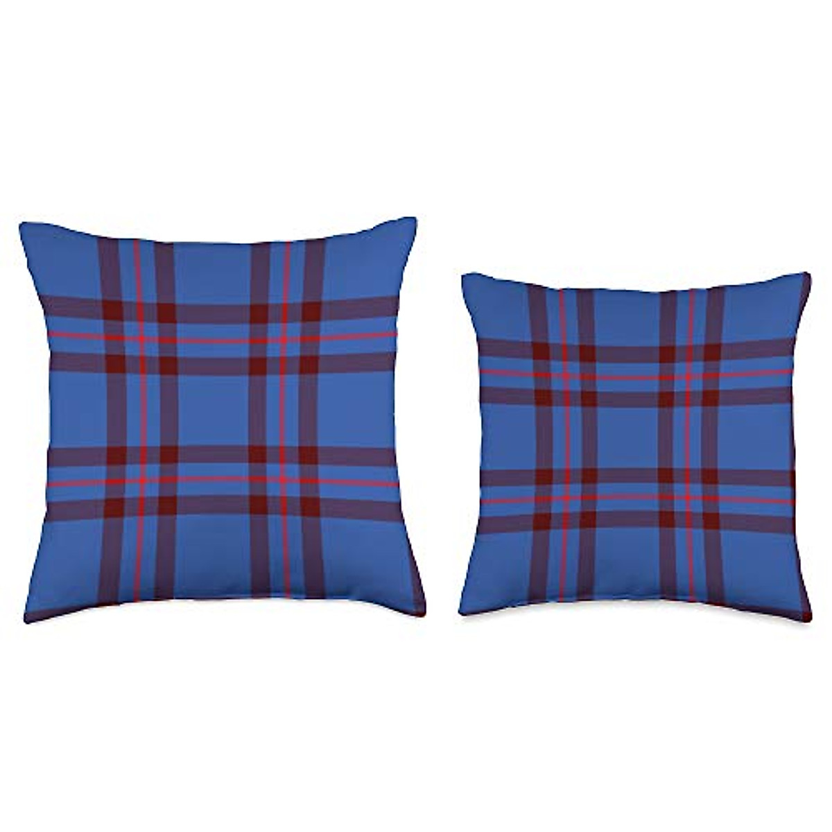 Bagtown Clans Clan Elliott Tartan Throw Pillow, 18x18, Multicolor