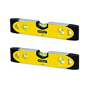 Stanley 43-511 Magnetic Shock Resistant Torpedo Level NIP (2 Pack)