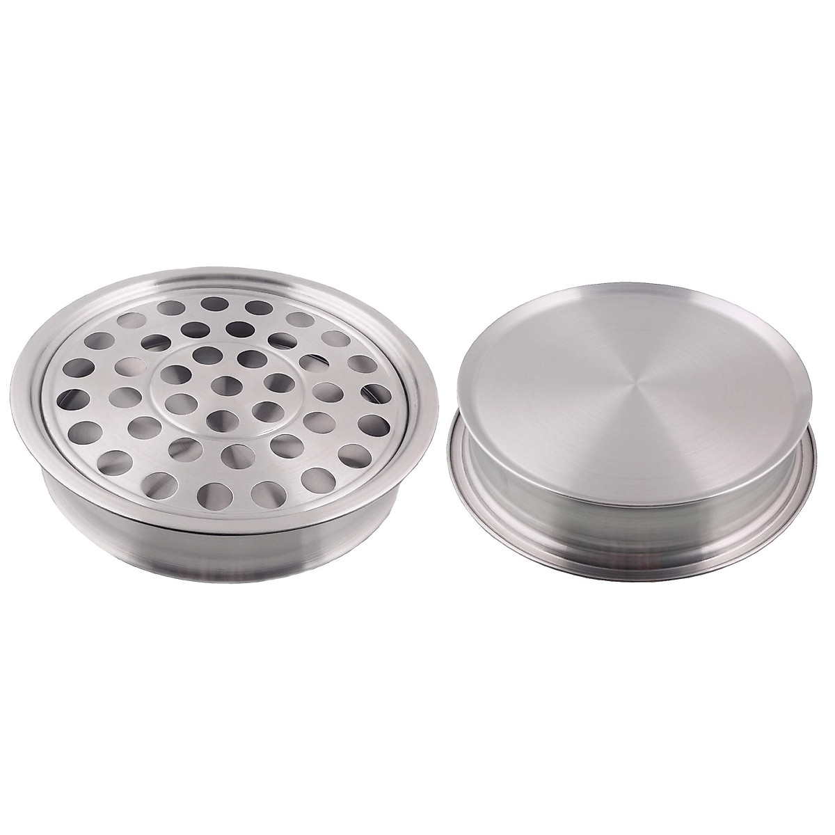 Stainless Steel Communion Tray Set and Bread Plate Set