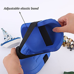 2 Pair Gardening Knee Pads EVA Protective Knee Pads Lightweight Waterproof Soft Foam Cushion Knee Sleeves with Adjustable Straps for Home Cleaning Construction Work Outdoor Sports Gardening (Black)