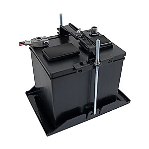 ESEWALAS Adjustable Battery Hold Down,Battery Tie Down Kit,Universal Battery Crossbar with J Bolt Battery Hold Down Bracket,Stainless Steel J Bolt Sets Car Battery Holder,Battery Tie Down Holder