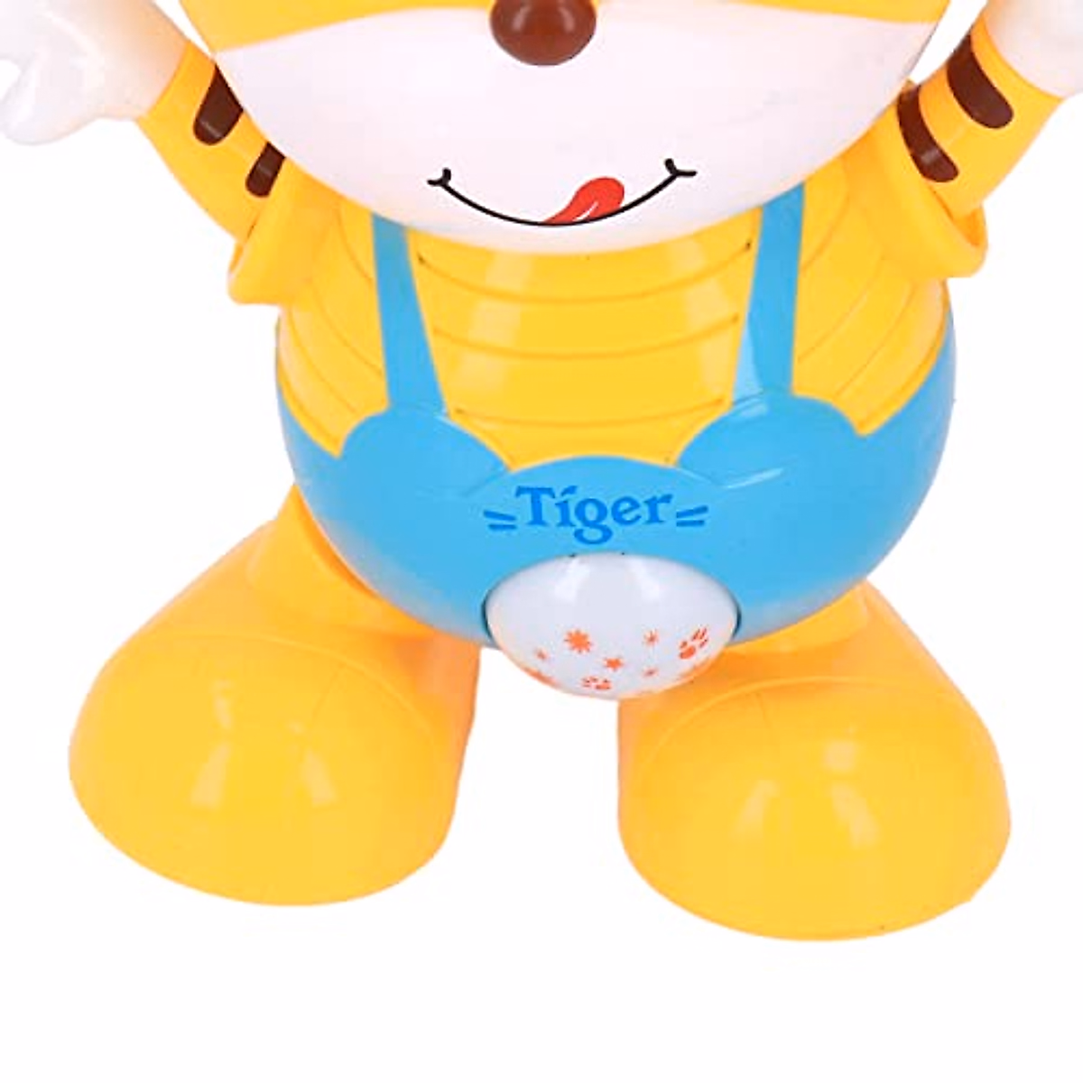 VGEBY Dancing Robot Toy, Dancing Robot Toy Cute Cartoon Tiger Electric Light Music Eco Friendly Safe Durable Kids Robot for Kids