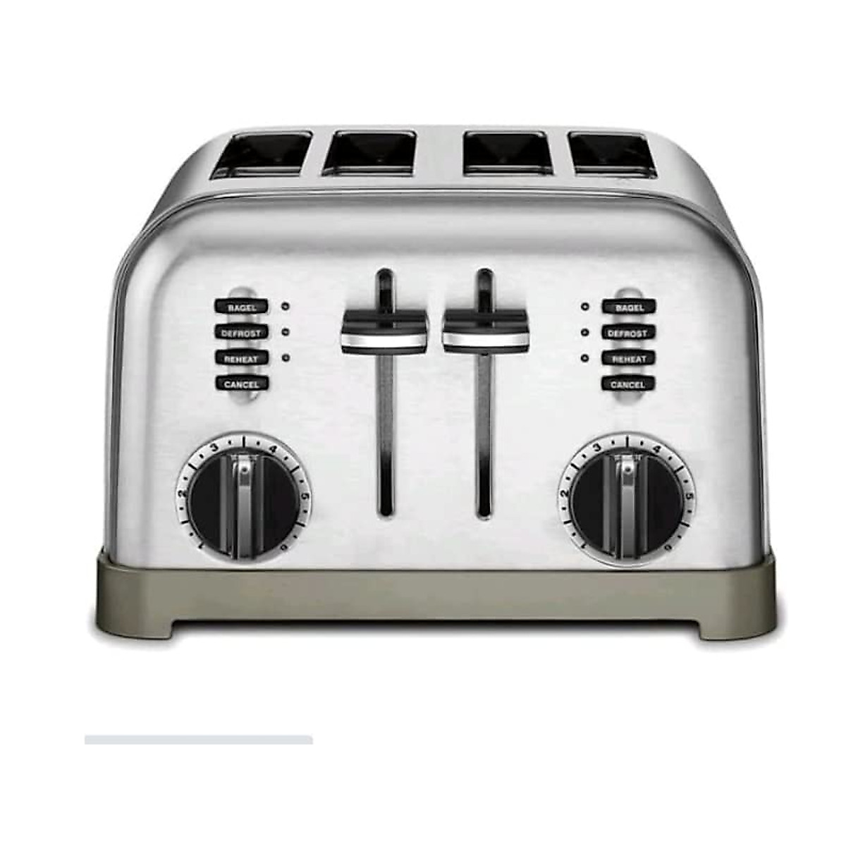DEIKEB Slivers 4 Slice Metal Classic Toaster13.00 X 12.00 X 9.00 Inches