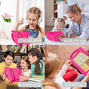 Kids, Toddler Android 11.0 Tablet with WiFi, Bluetooth, GMS, Dual Camera, Parental Control, Shockproof Case, Google Play for YouTube, Netflix, 3GB RAM 32GB ROM,7 inch