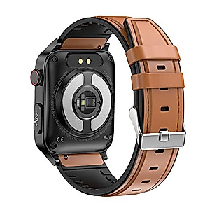 Blood Glucose Monitoring Smartwatch, Bluetooth 5.1 Talk Fitness Smart Watch 1.83inch HD Touch-Screen Temperature, Non-invasive Blood Glucose Monitoring Watch Ip68 Water Resistance
