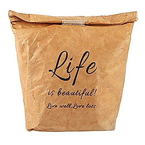 Kraft Paper Lunch Bag, Environmentally Friendly, Lightweight and Tearproof
