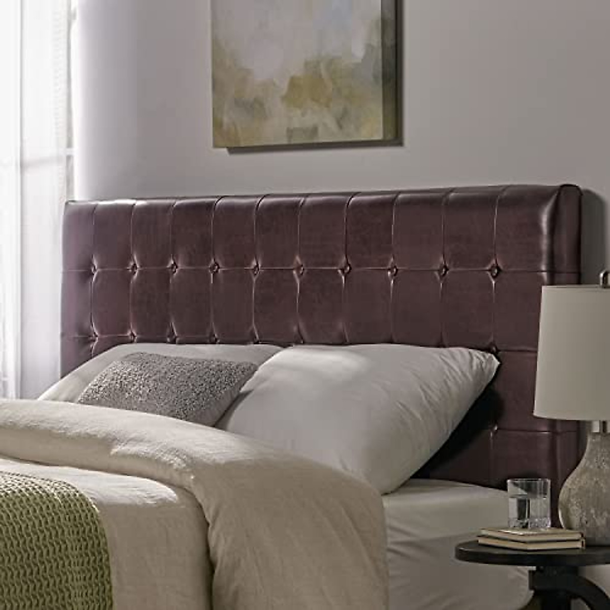 Christopher Knight Home Bellmont Tufted Headboard, King / Cal King, Brown