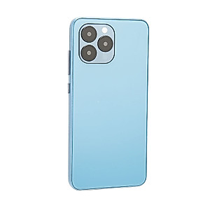 I14 Pro 5.0 Inch Smartphone, Navigation System 3G Network Mobile Phone Blue 3500mAh Battery Dual Card (US Plug)