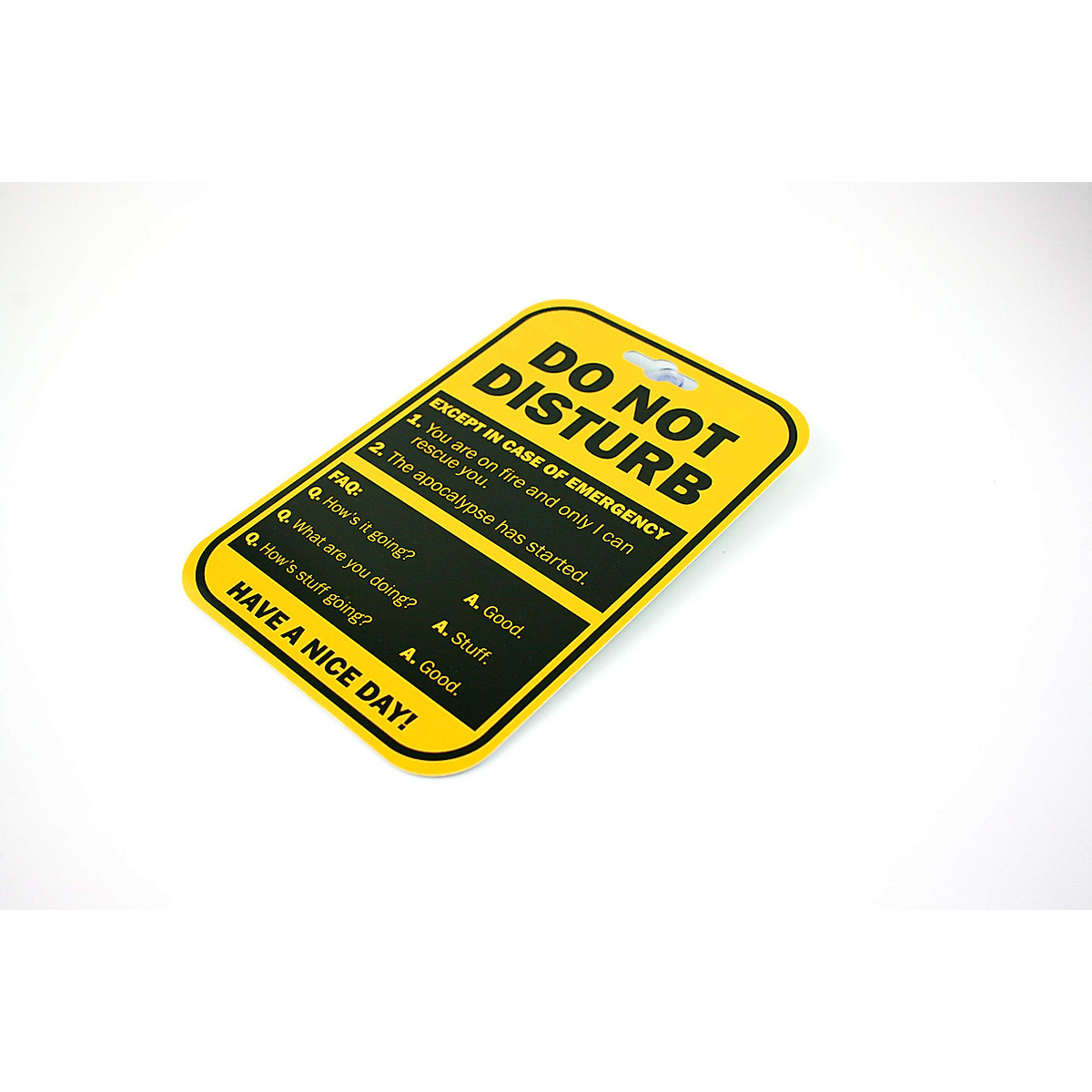 Do Not Disturb Privacy Double Sided Sign for the Office Cubicle Desk or Personal Room
