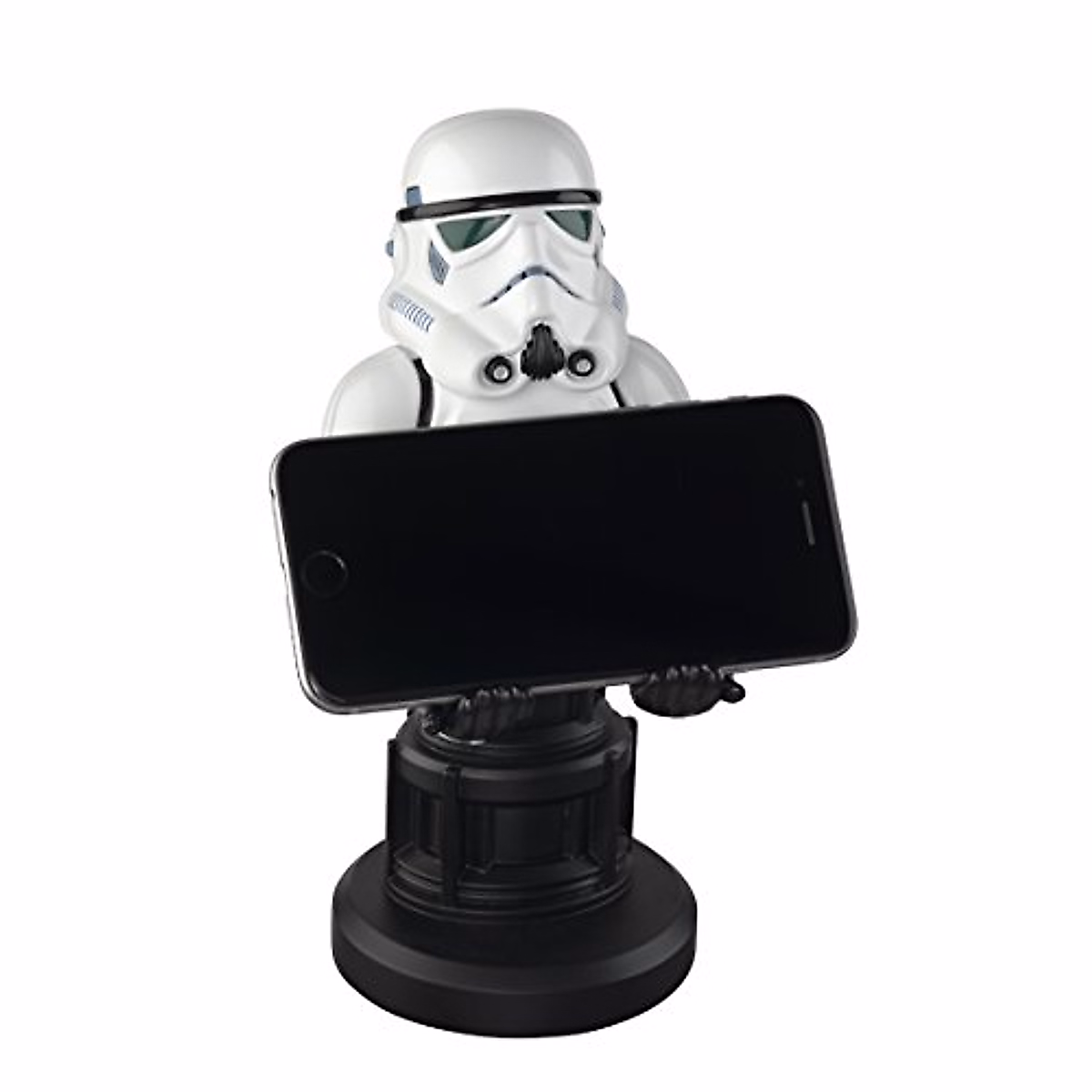 Exquisite Gaming: Star Wars: Stormtrooper - Original Mobile Phone & Gaming Controller Holder, Device Stand, Cable Guys, Collectable Licensed Figure