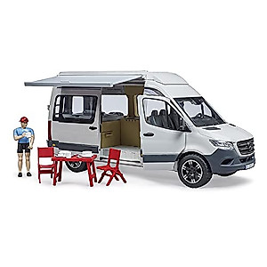 Bruder 02672 MB Sprinter Camper with Driver Figure, 1:16 Scale