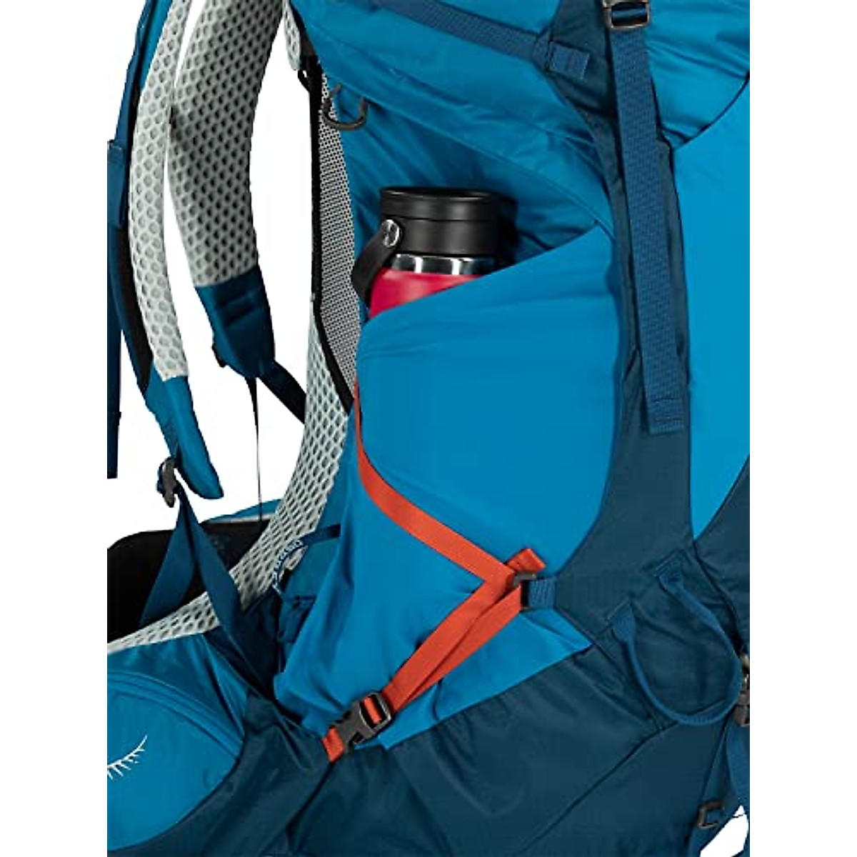 Osprey Atmos AG LT 65L Men's Backpacking Backpack, Scenic Valley/Green Peppercorn, Small/Medium