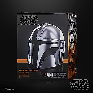 STAR WARS The Black Series The Mandalorian Premium Electronic Helmet Roleplay Collectible, Toys for Kids Ages 14 and Up