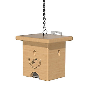 Best Bee Brothers Carpenter Bee Traps for Outside - Carpenter Bee Trap, Pine Turbo Trap Wood Bee Traps - Professional-Grade Carpenter Bee Traps for Outdoors Hanging - Bee Catchers for Outside (6 Pack)