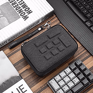 Geekria Numeric Keypad Case, Portable Number Pad Travel Case for 18-23 Keys Mechanical Numpad, Compatible with Motospeed Macro Mechanical Numeric Keypad, Qisan Mechanical Numeric Keypad