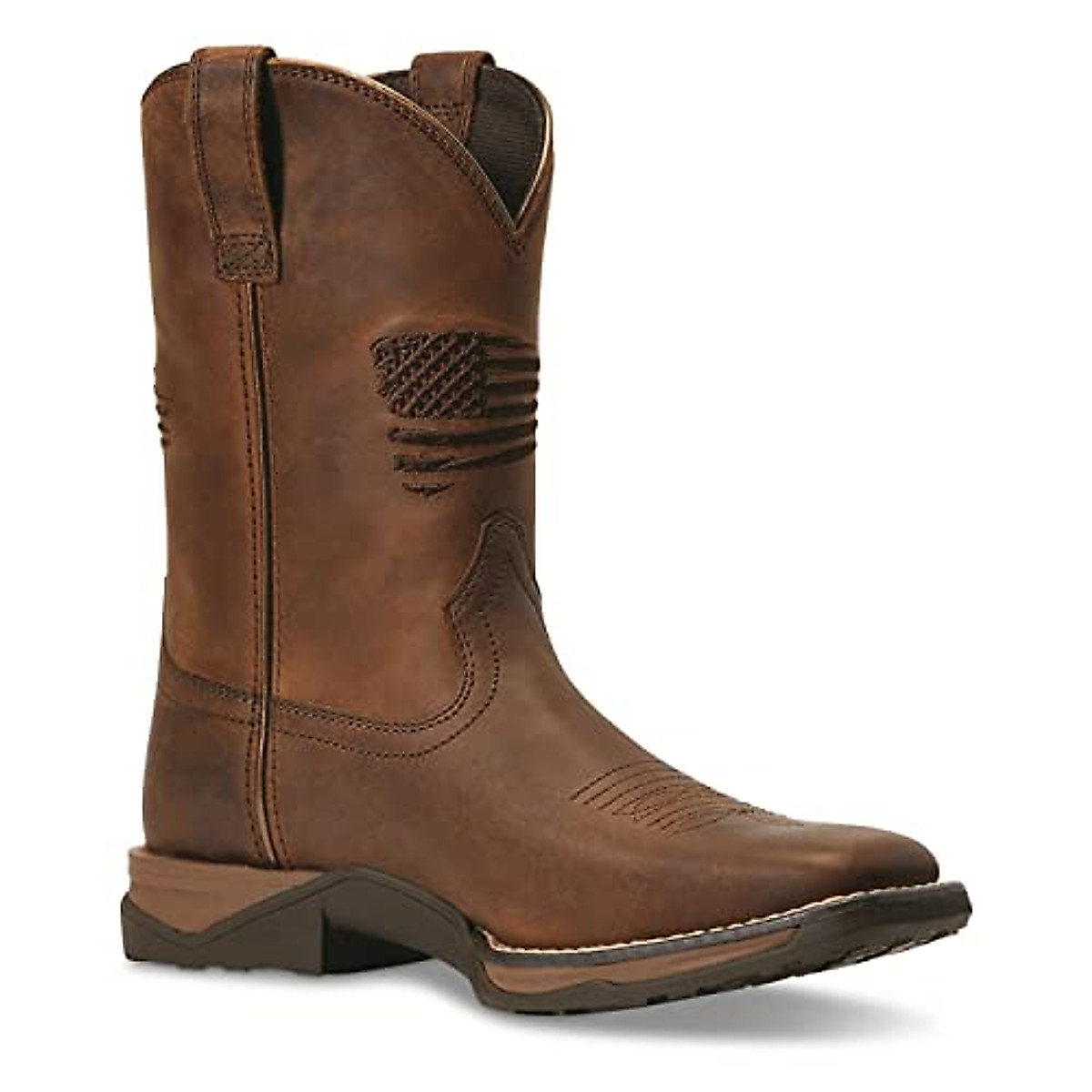 Ariat Anthem Patriot Western Boot Distressed Brown 2