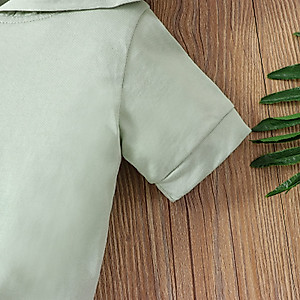 CBNRLOPOP Infant Newborn Baby Boys Girls Dinosaur Halloween Christmas Hoodie Romper Onesie Jumpsuit Outfits(Green, 3-6Months)