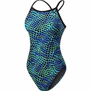 TYR DSWA7A48728 Swarm Diamondfit Swimsuit Blue/Green 28