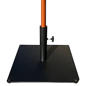 Tropishade Steel Plate Umbrella Base, 36 lbs, Black