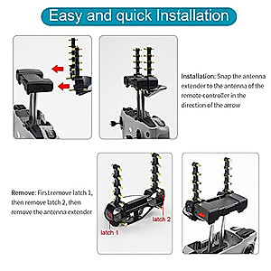 Hanatora RC-N1 Remote Controller Antenna Range Extender Yagi-UDA 5.8Ghz Boosters for DJI Mavic 3/3 Classic,Mini 2/2 SE,Mini 3 Pro,Air 2S,Mavic Air 2 Drone Signal Accessories