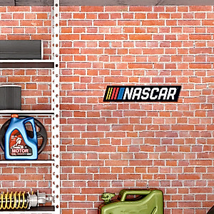 Rico Industries NASCAR Nascar Shape Cut Pennant - Home and Living Room Décor - Soft Felt EZ to Hang 18x0.10x18