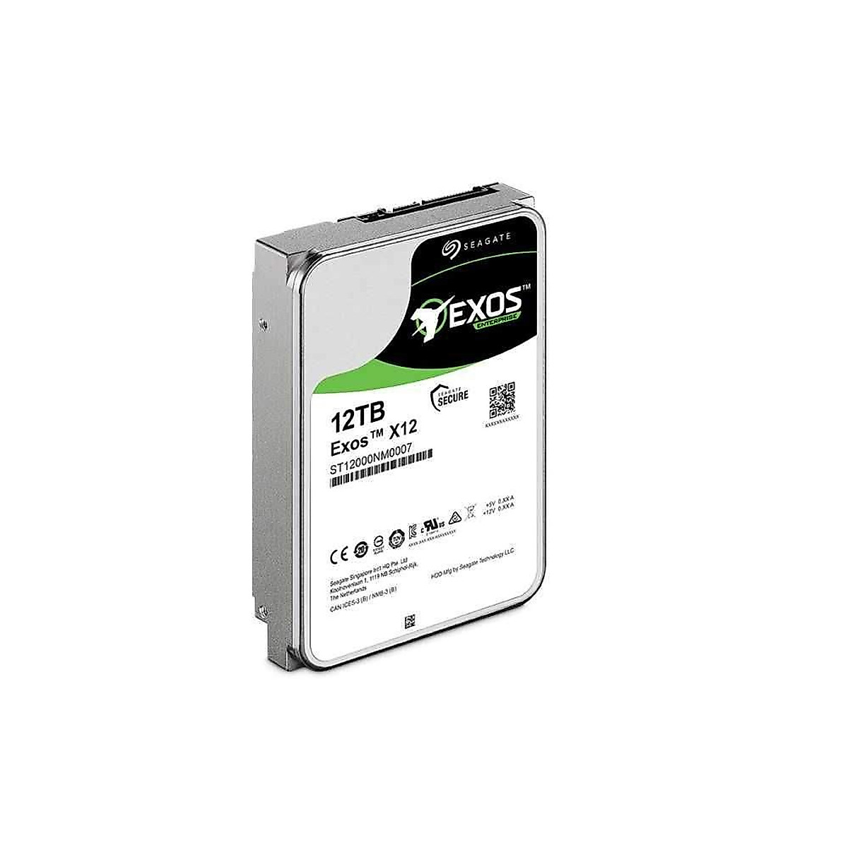 Seagate Exos X14 ST12000NM0038 12 TB Hard Drive - 3.5" Internal - SAS (12Gb/s SAS)