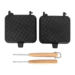 Breakfast Sandwich Maker, Grilled Cheese Pan with Removable Handle, panini press grill sandwich maker Camping bread maker waffle makers for Home Kitchen Grilled Cheese Toasted Sandwiches